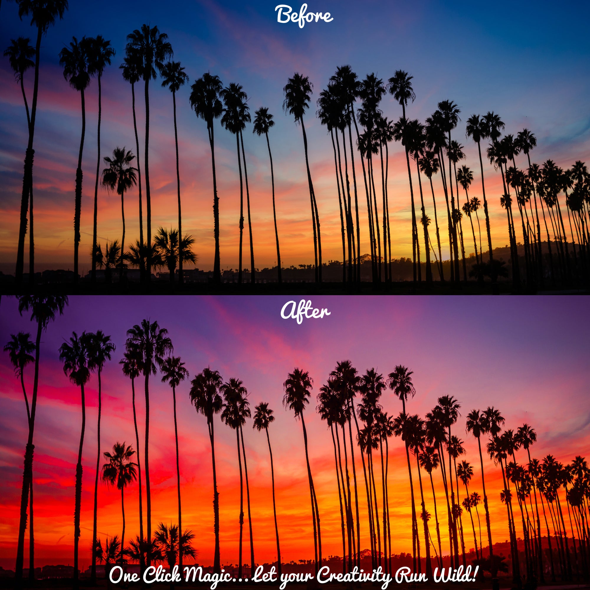 12 Lightroom Sunset Presets | Stunning and Colorful Instagram Presets ...