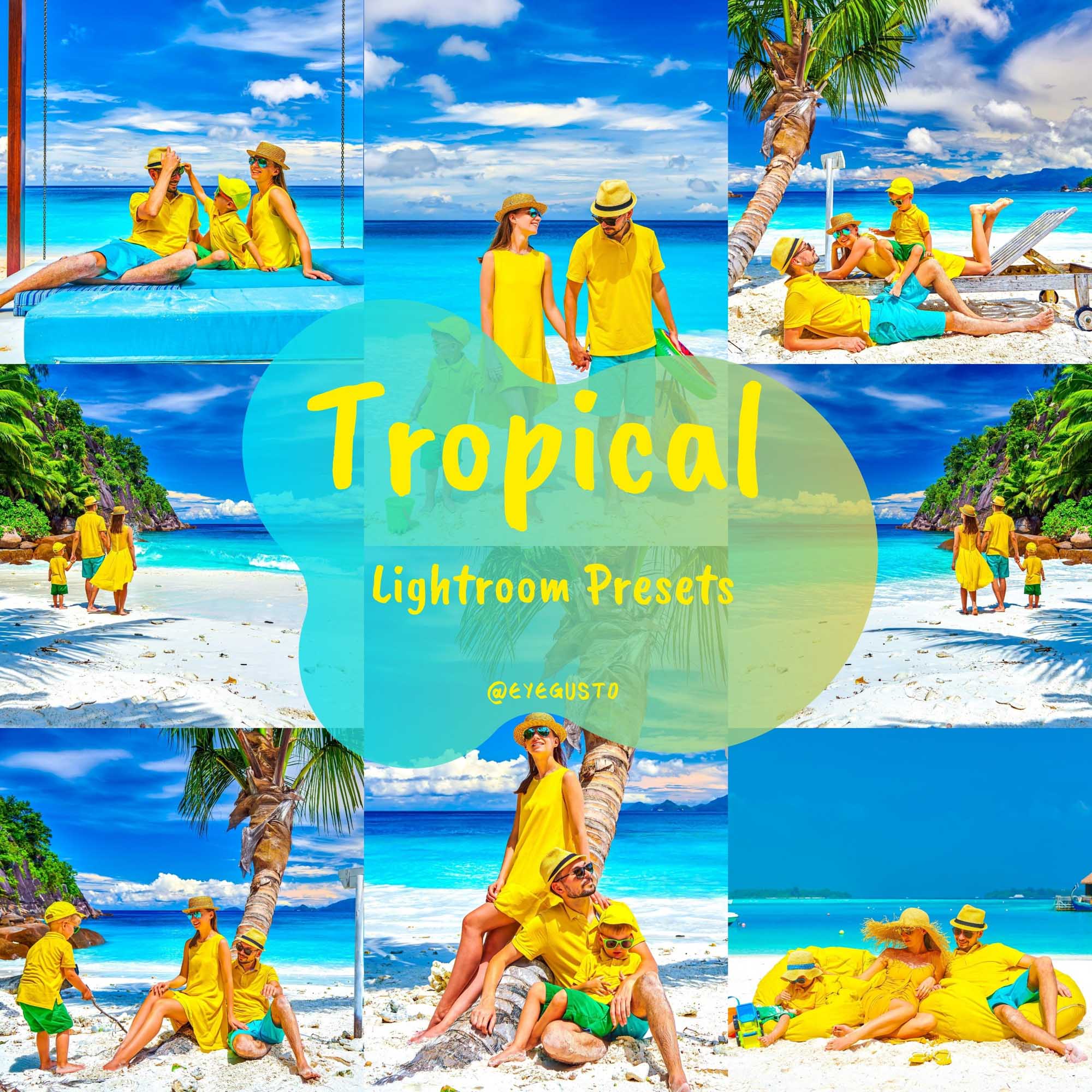 10 Tropical Beach Presets | Summer Lightroom Presets Instagram ...
